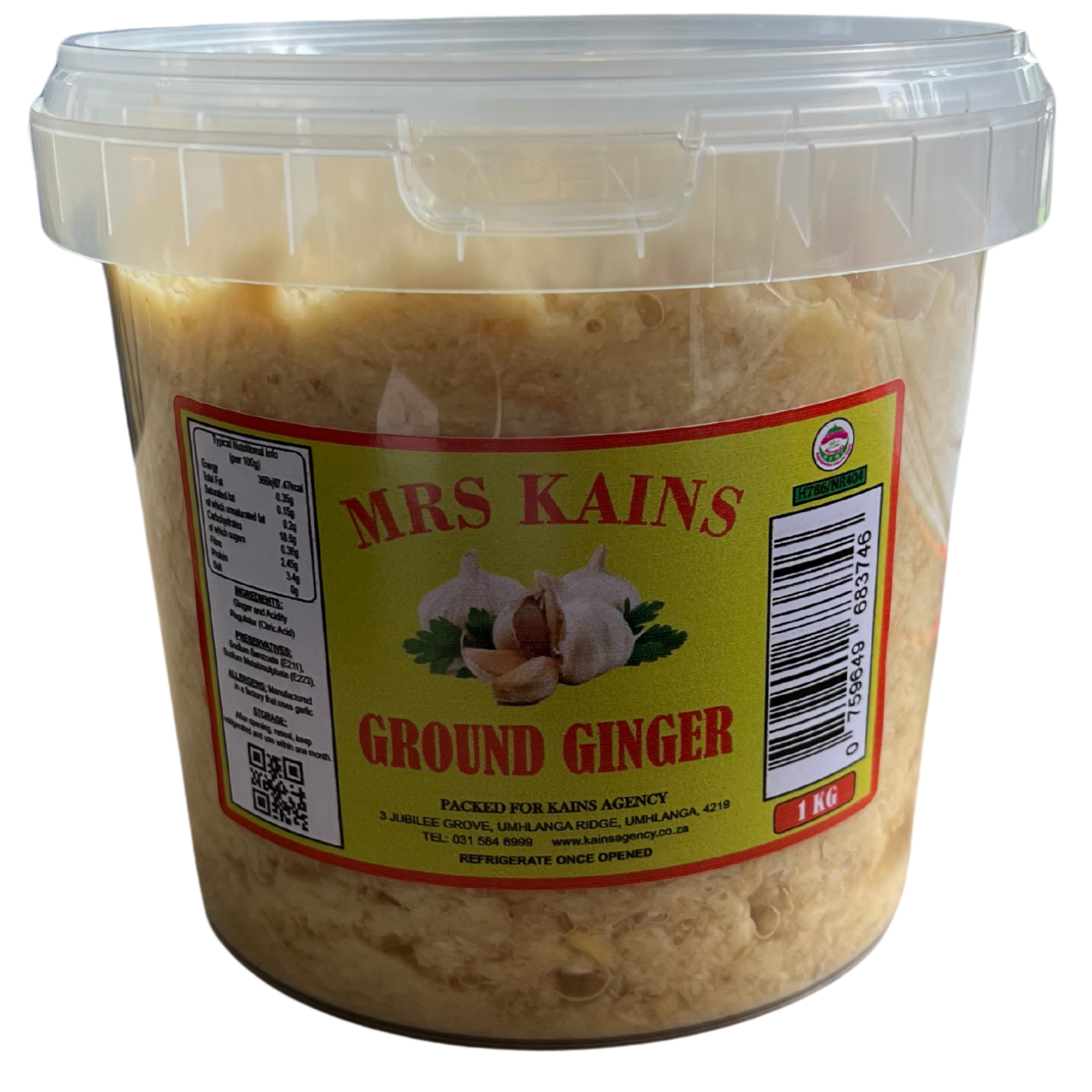 Ground Ginger 1kg – Wholesale Spice | Kains Agency